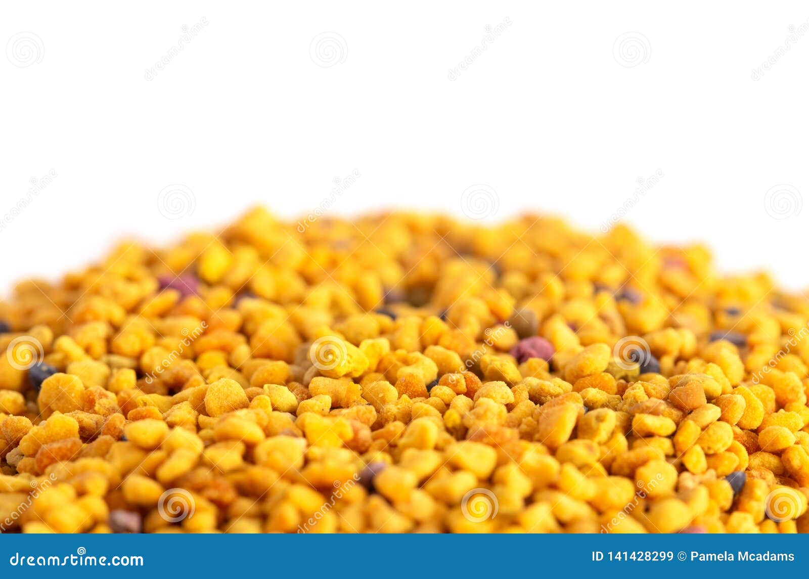 Pellets of Yellow Bee Pollen Stock Image - Image of background, space ...