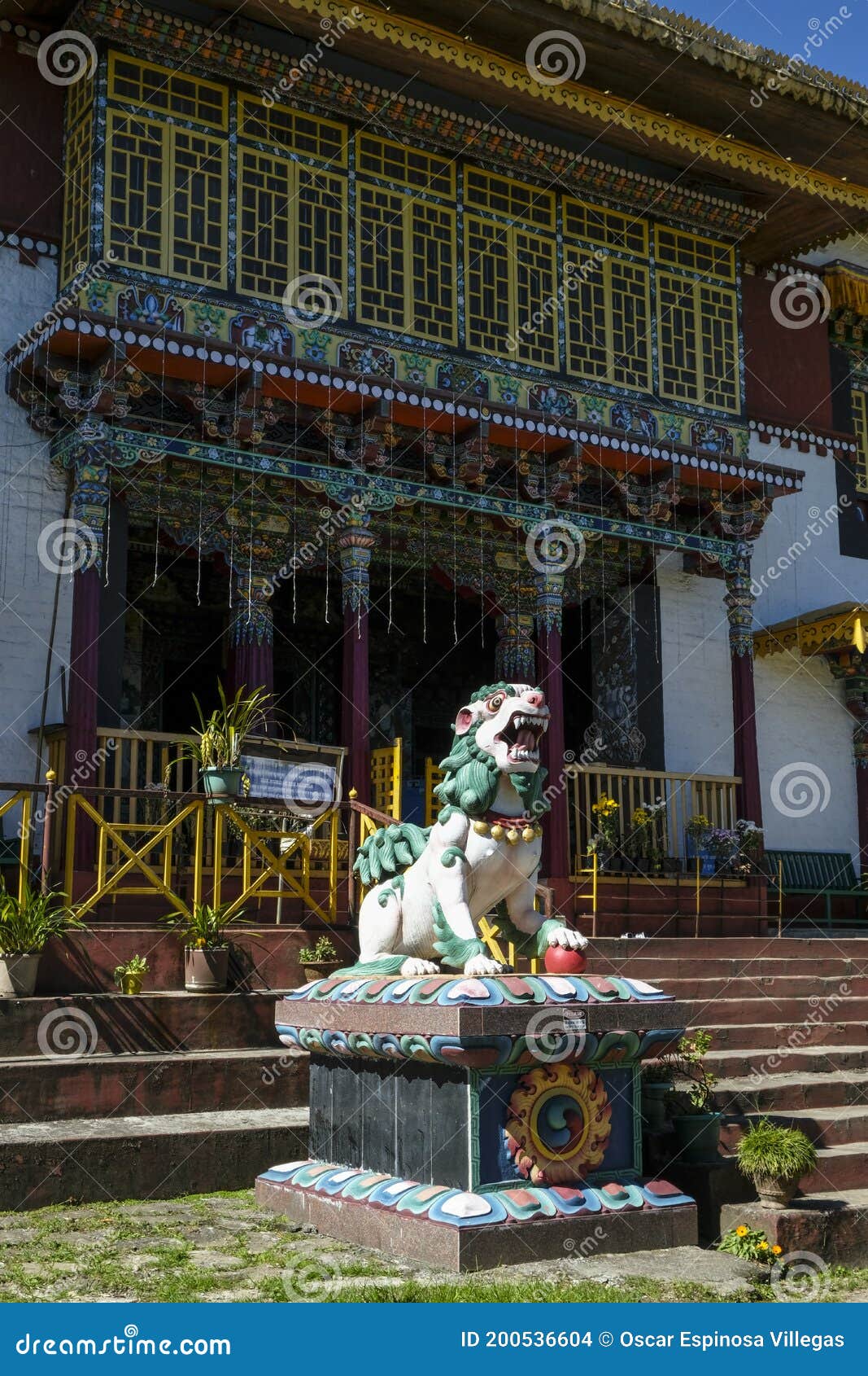 Pelling in Sikkim, India editorial stock image. Image of religion ...