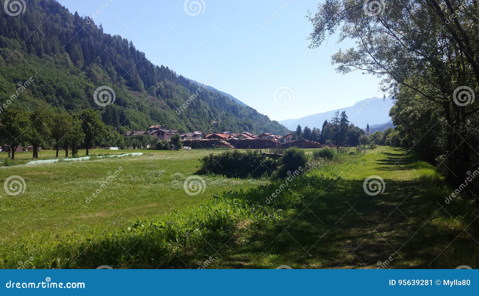 Pellizzano Walk - Trentino, Italy Stock Image - Image of sole, nature ...