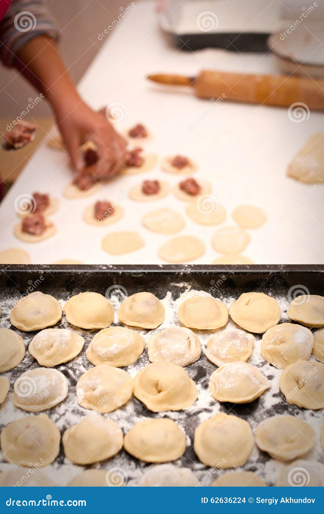 Pelmeni stock photo. Image of cooking, fresh, meat, nutrition - 62636224