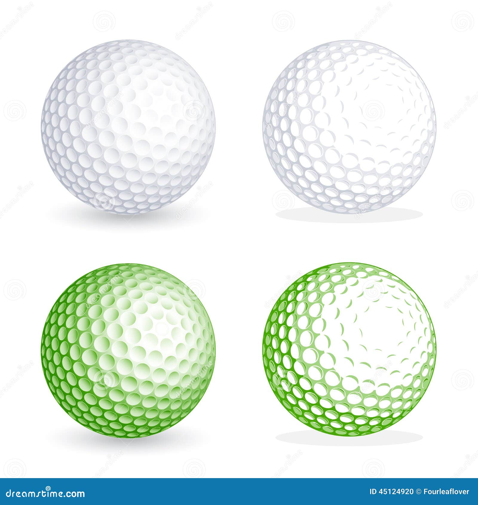 Pelota de golf del vector ilustración del vector. Ilustración de golf ...