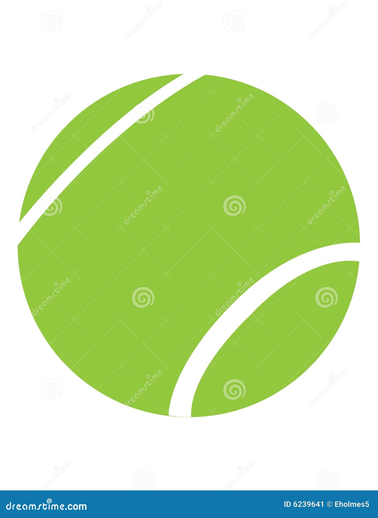 Pelota de tenis verde stock de ilustración. Ilustración de juego - 6239641