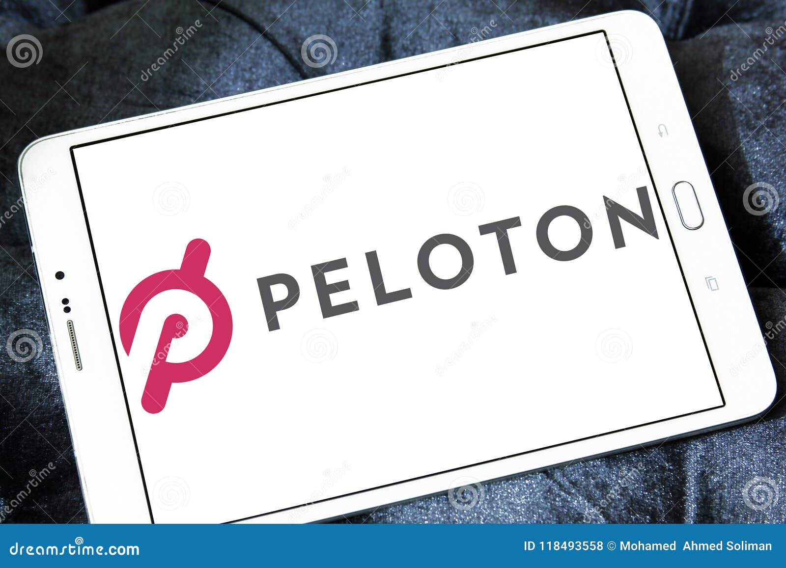 Peloton Sign And Logo. Peloton Technology Is An American Automated And ...