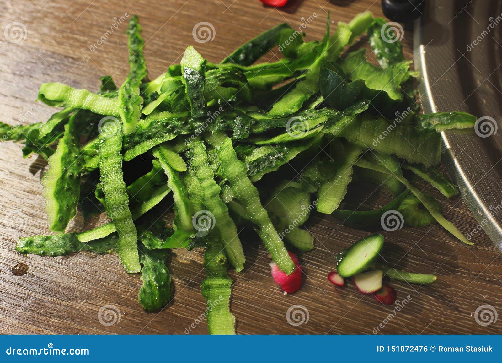 Pelt of Cucumber. Cook Food Stock Photo - Image of garden, green: 151072476
