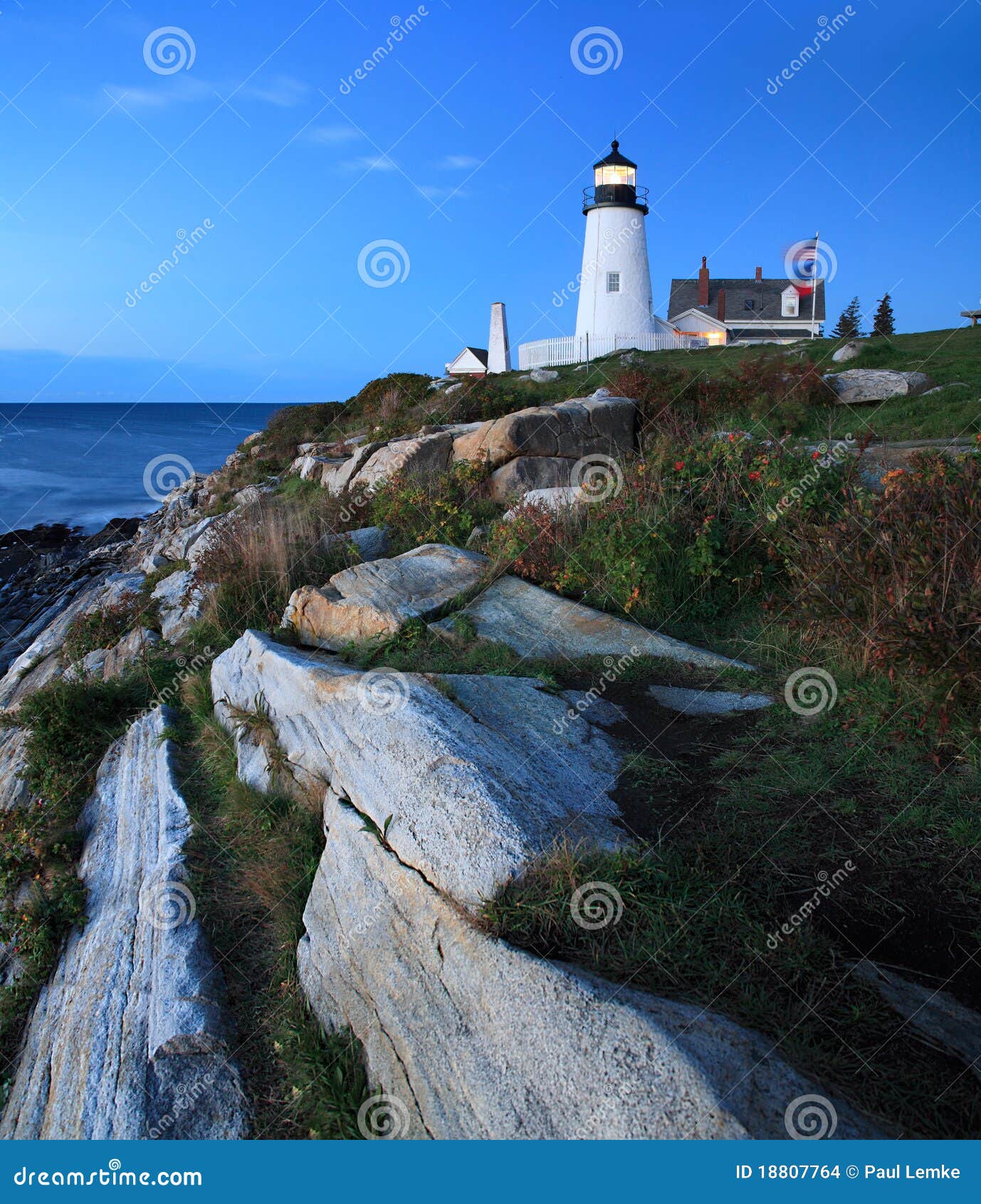 Pemaquid Point Lighthouse stock photo. Image of scenic - 18807764