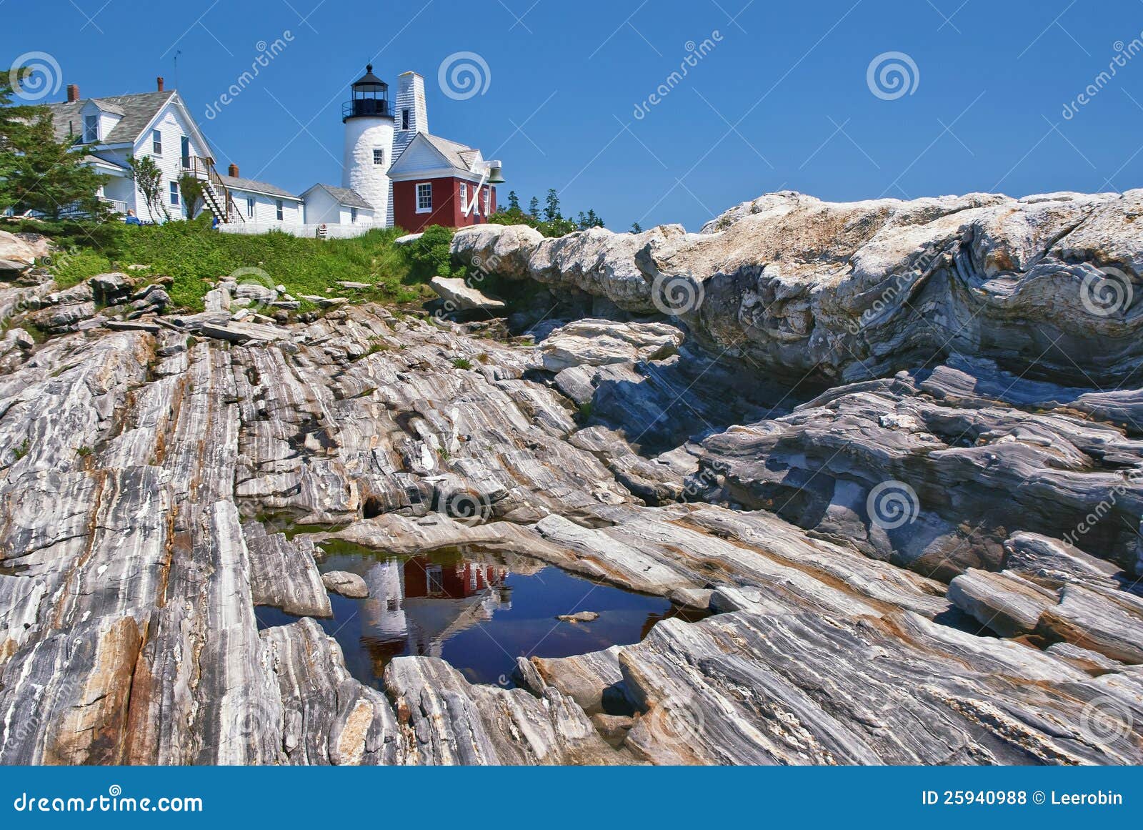Pemaquid Point Lighthouse stock photo. Image of scenic - 25940988