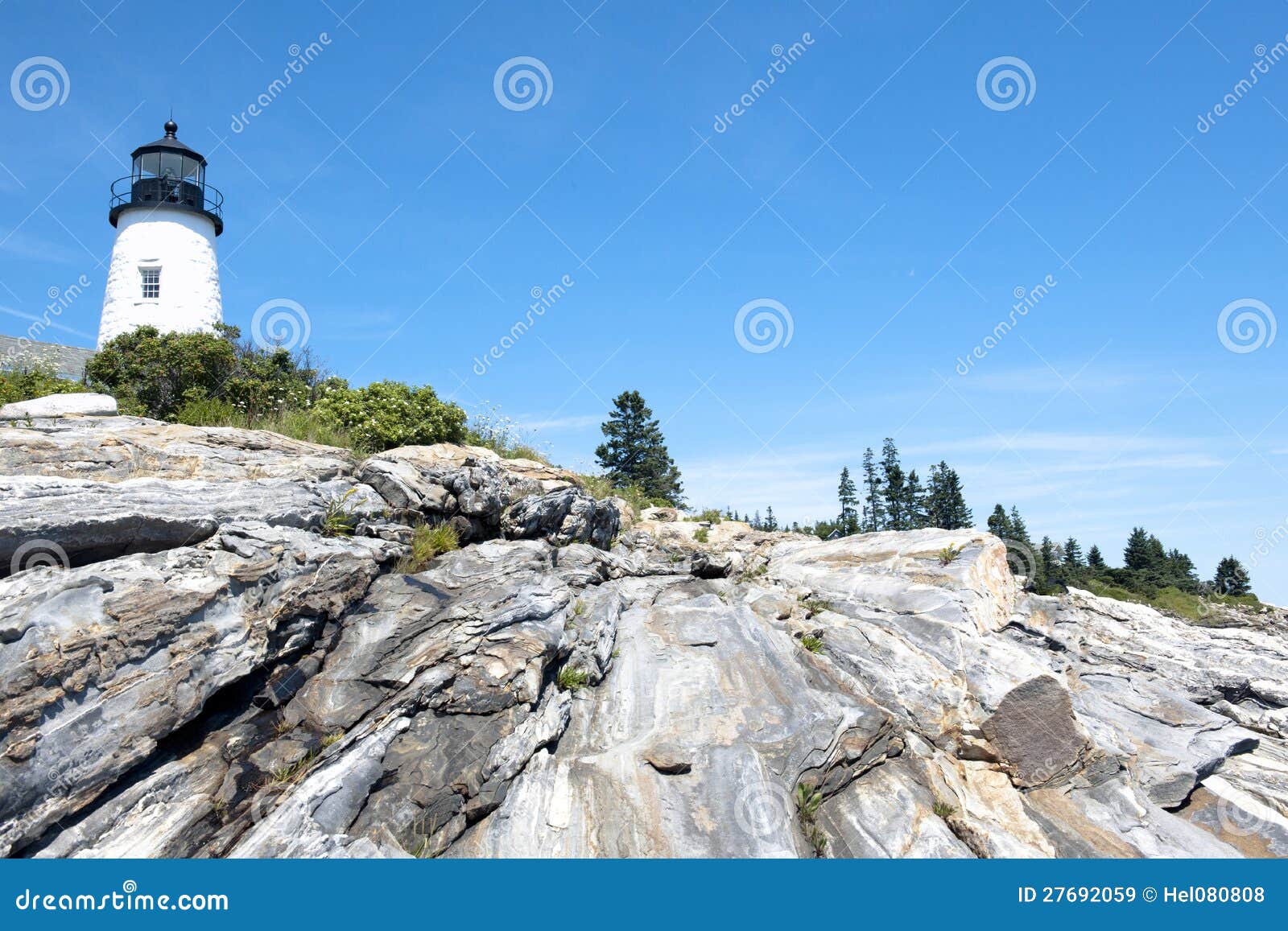 Pemaquid Point Lighthouse stock image. Image of environment - 27692059
