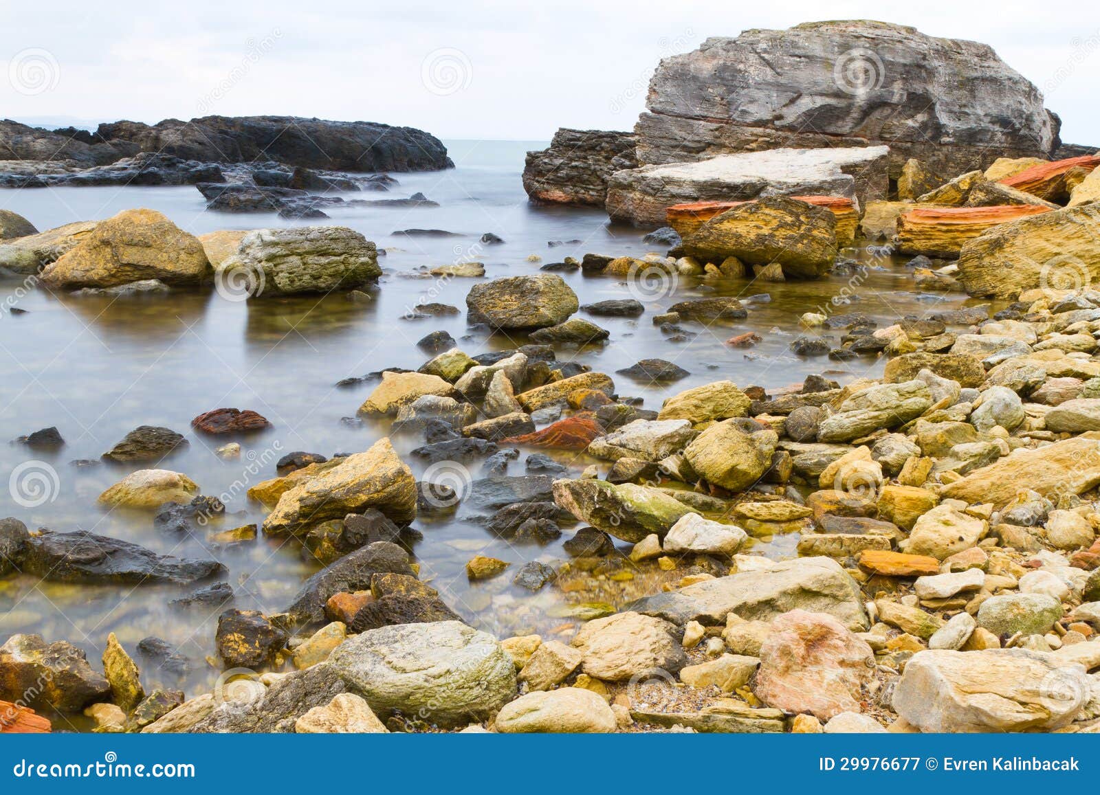 Pembe Kayalar stock image. Image of scenic, pembe, coast - 29976677