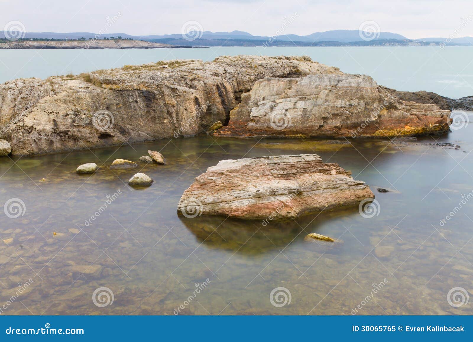 Pembe Kayalar stock image. Image of coast, pinkstones - 30065765