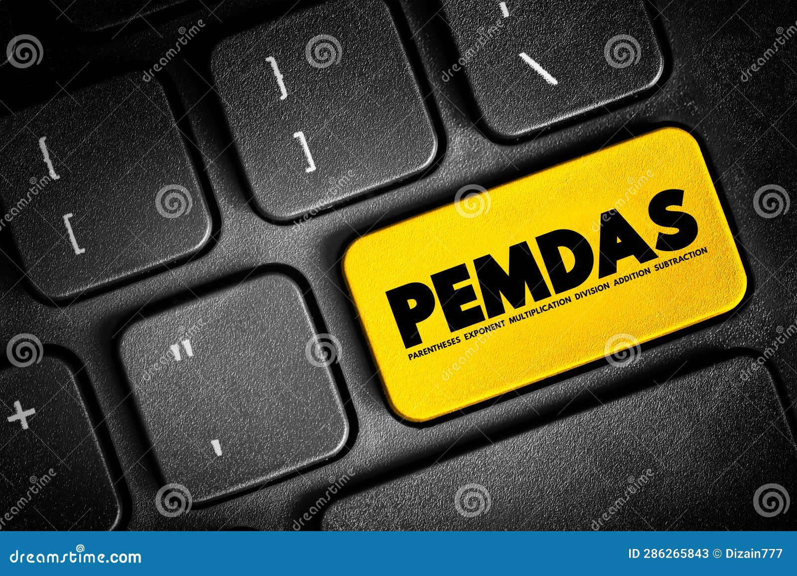 Pemdas The Order Of Operations For Mathematical Expressions Involving