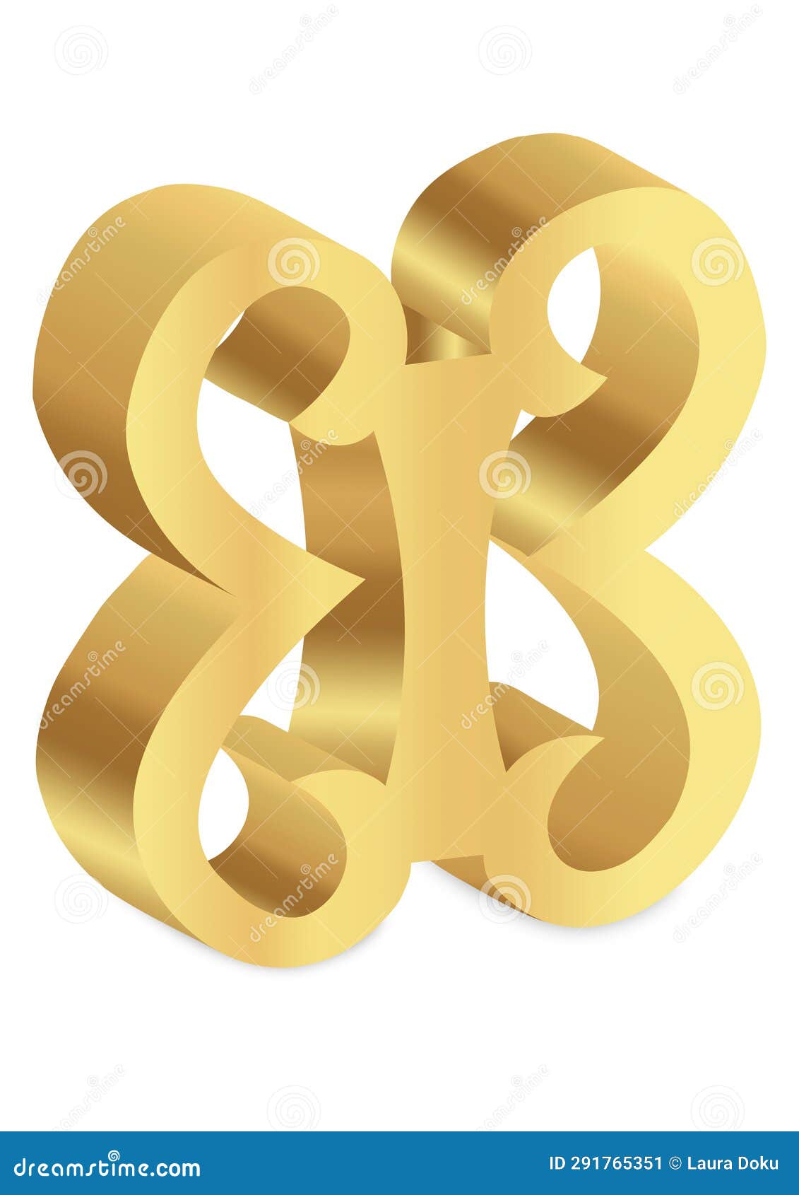West African Adinkra Symbol Of Strenth And Humility Stock Image ...