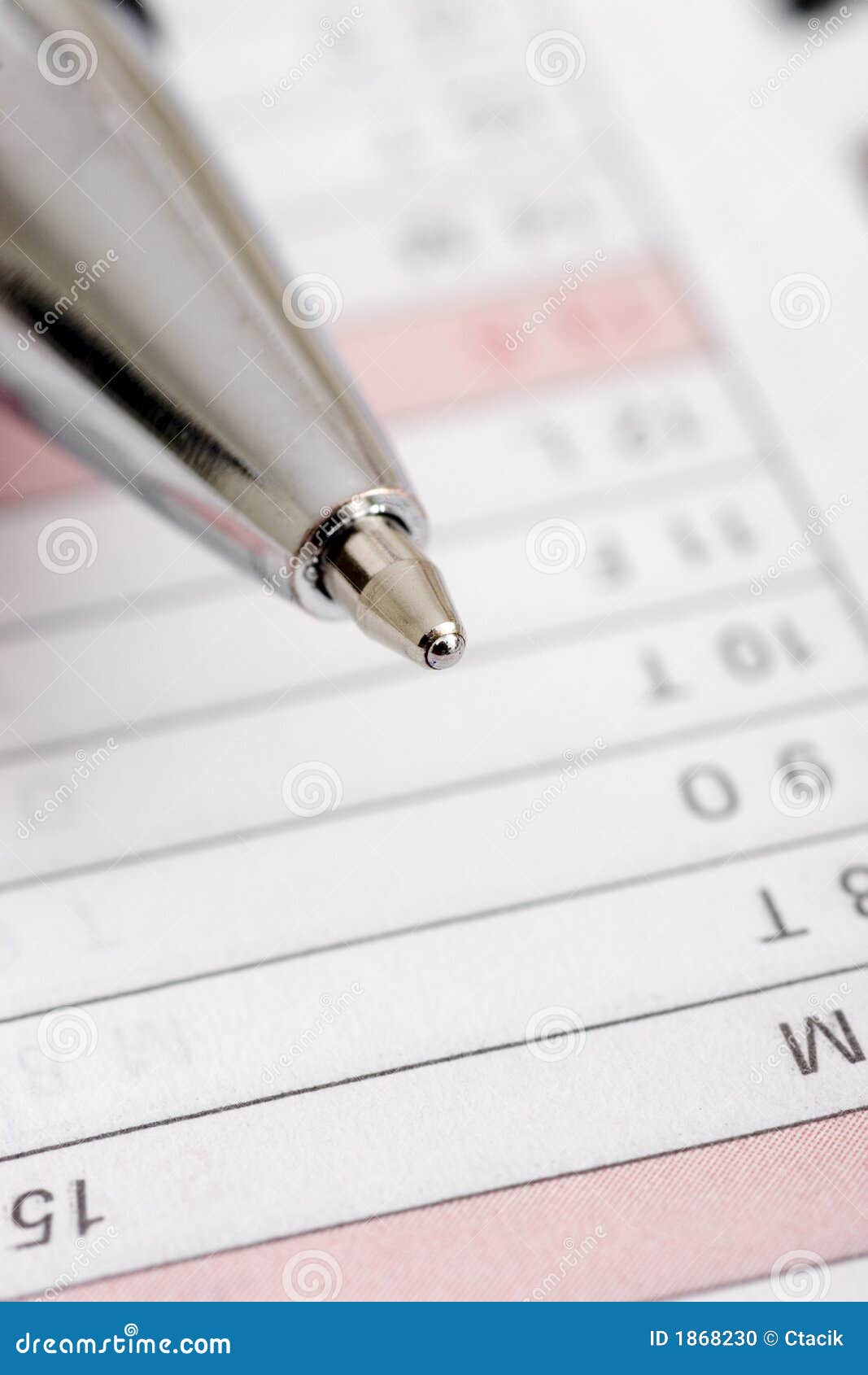 Pen stock photo. Image of calendar, write, spiral, remember - 1868230