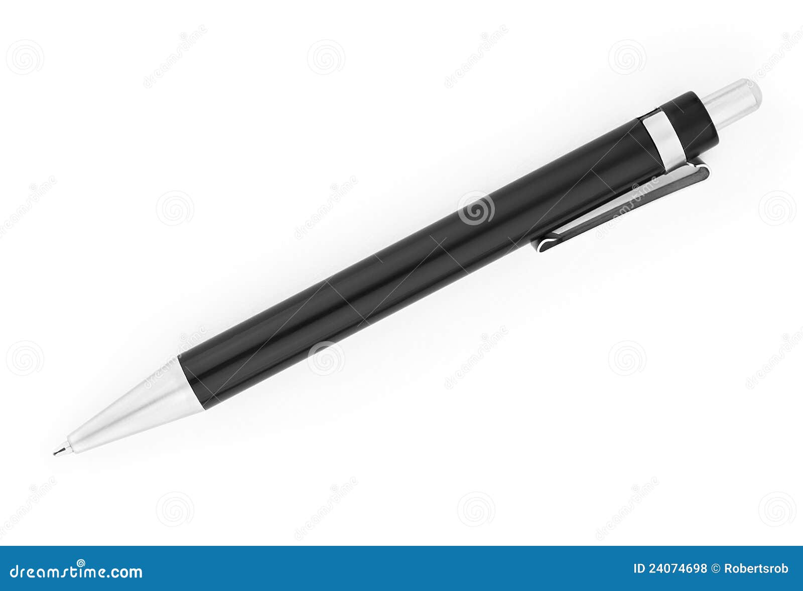 Pen stock photo. Image of isolated, single, ballpoint - 24074698