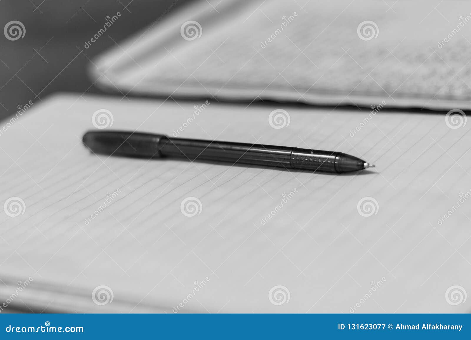 Pen and paper stock image. Image of school, college - 131623077