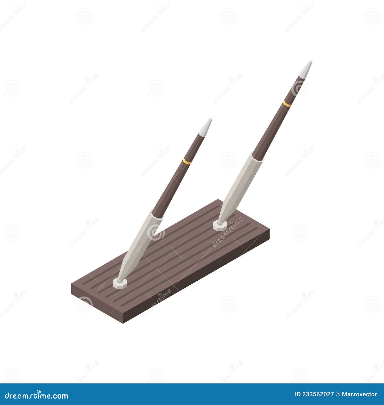 Pen Board Notary Composition Stock Vector - Illustration of document ...