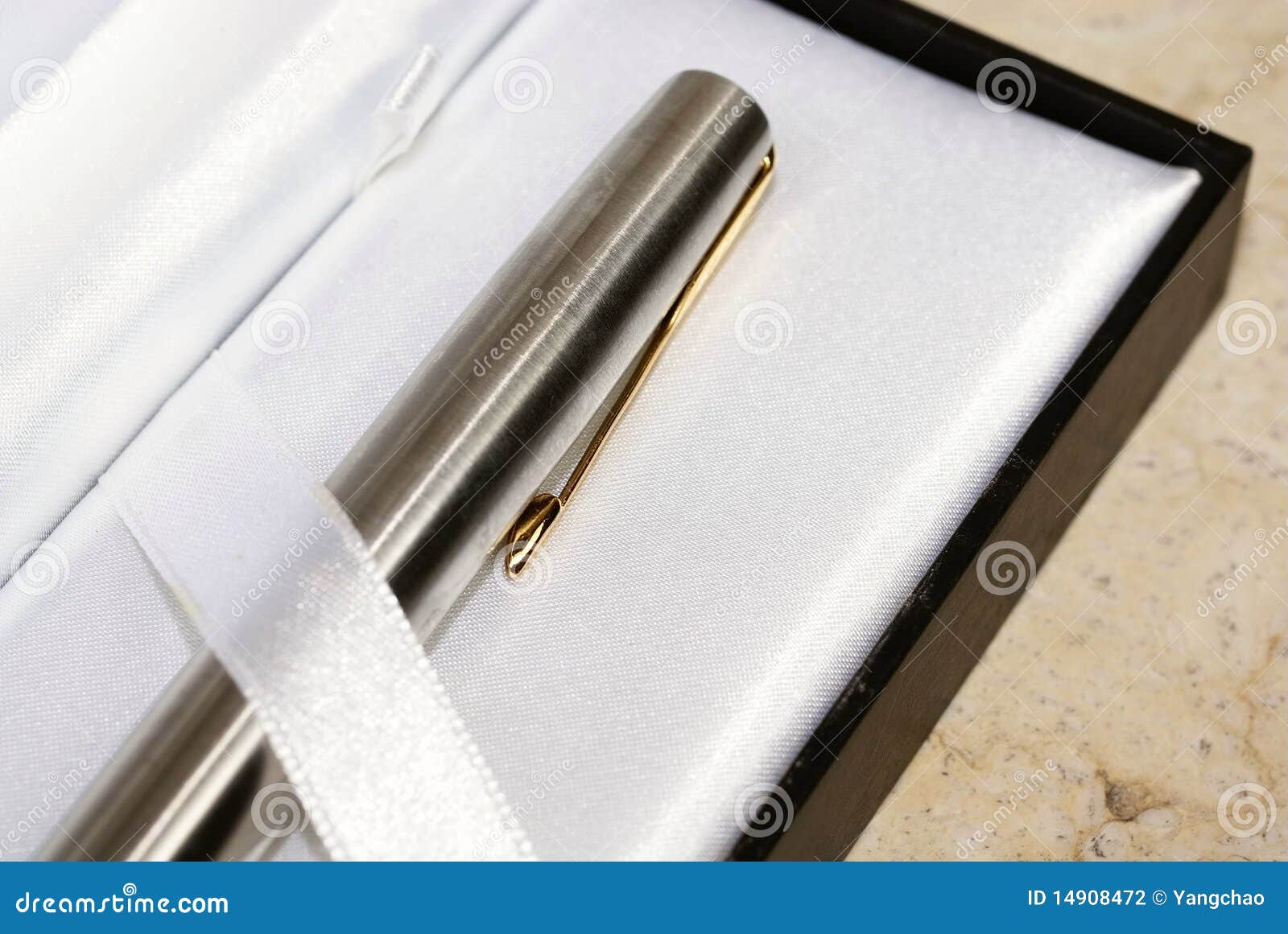 Pen in box stock photo. Image of case, gift, writing - 14908472