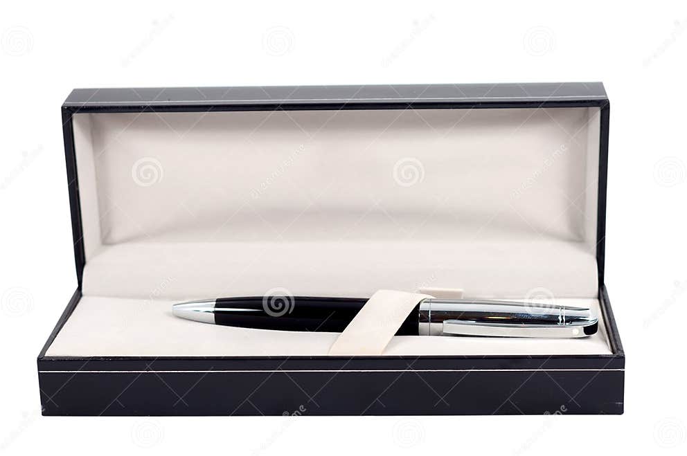 Pen in box stock photo. Image of object, pencil, case - 40506446