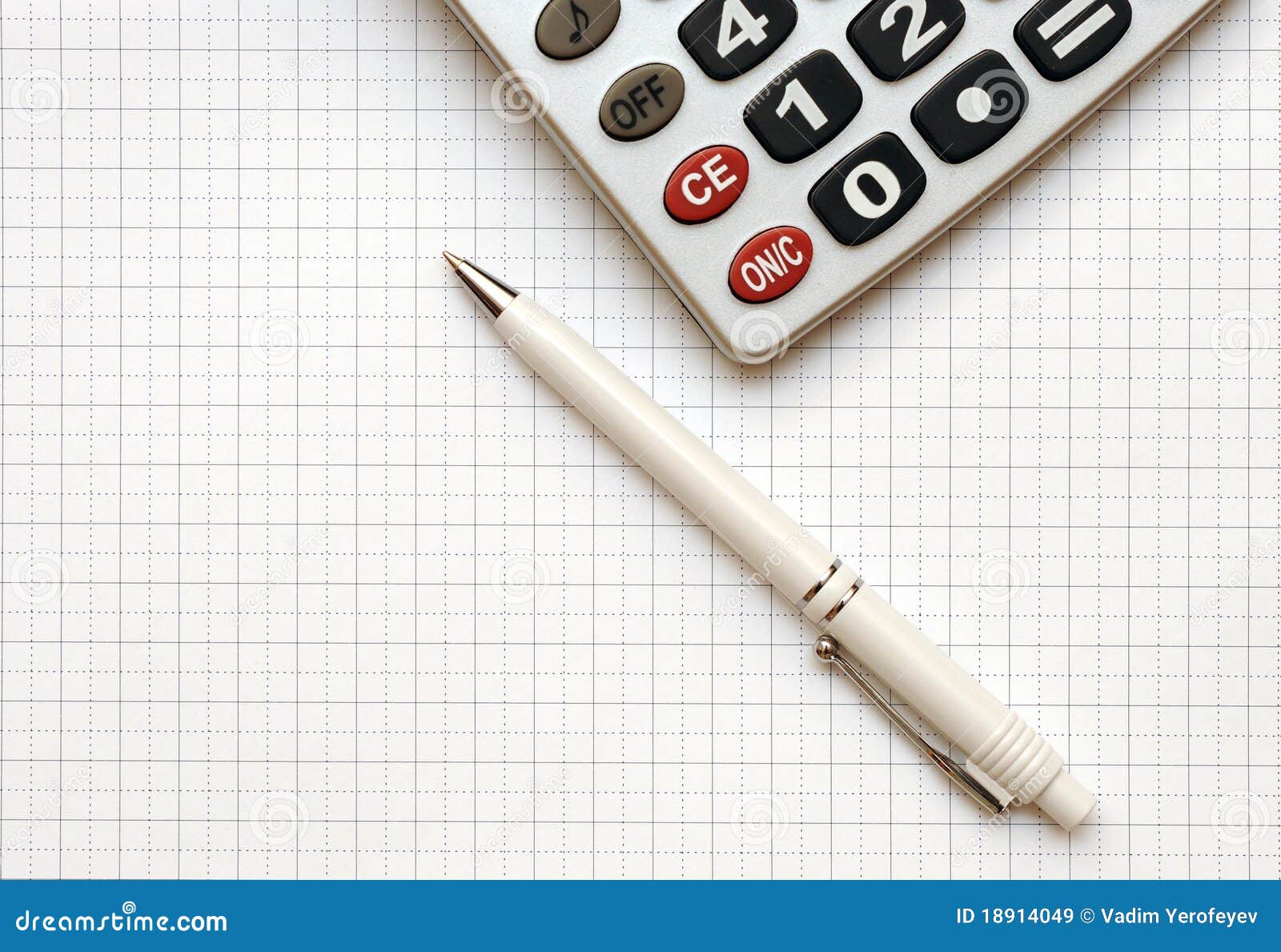 Pen and calculator stock image. Image of investment, concepts - 18914049