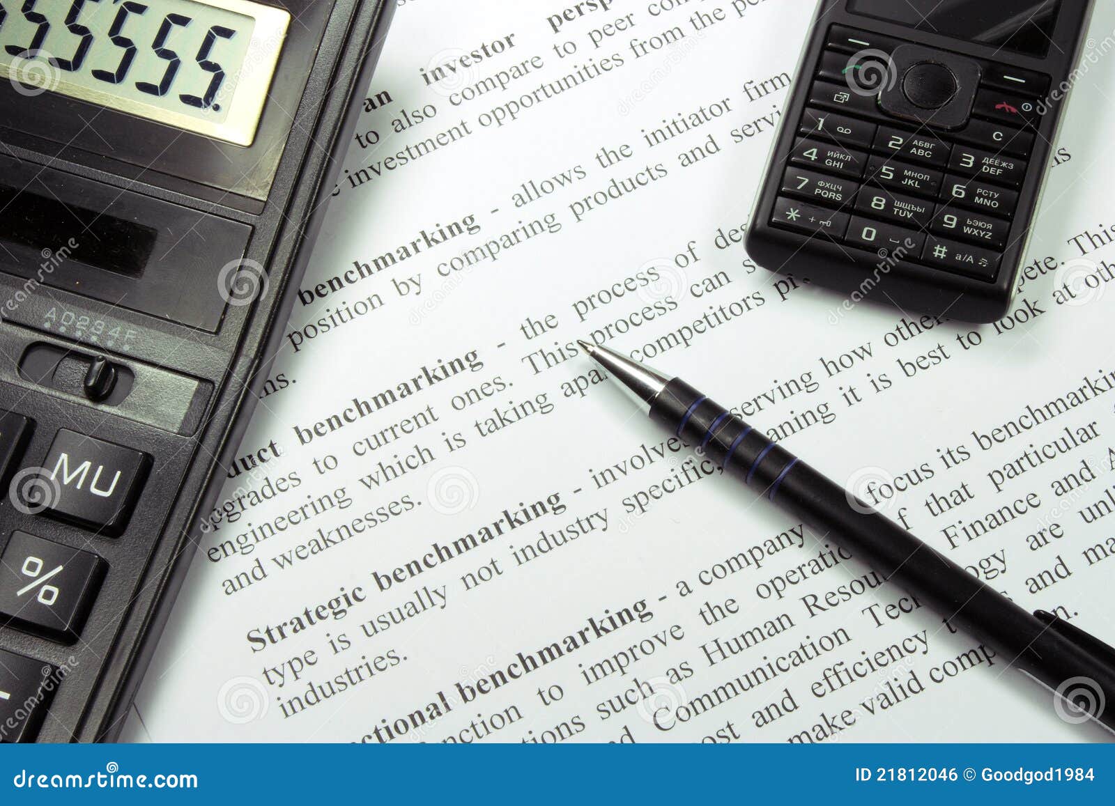 Pen and Calculator stock photo. Image of spreadsheet - 21812046