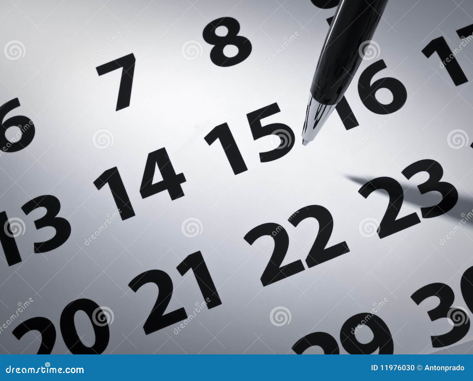 Pen and calendar stock photo. Image of date, plan, organizer - 11976030