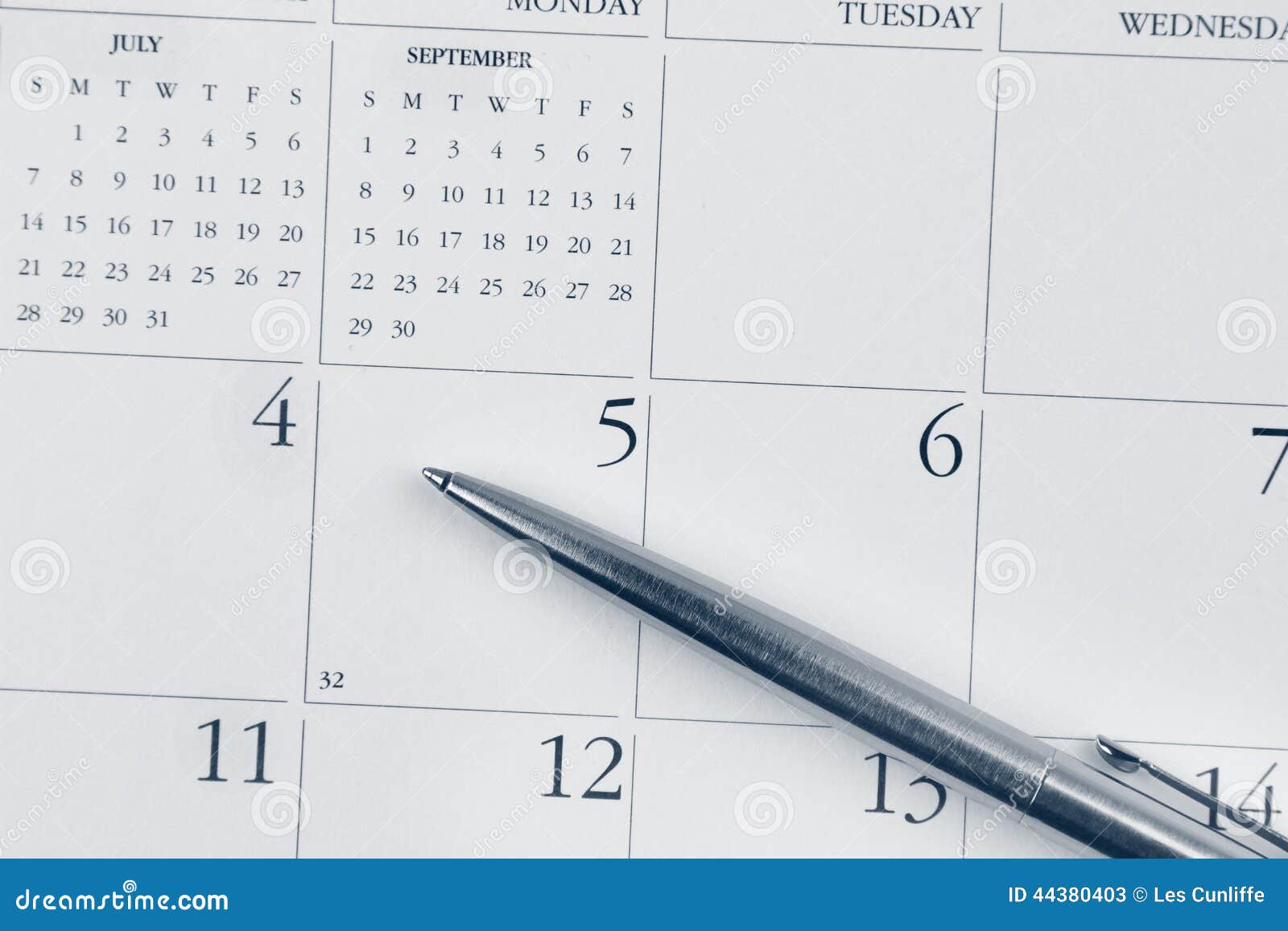 Pen on calendar stock image. Image of monthly, holiday - 44380403