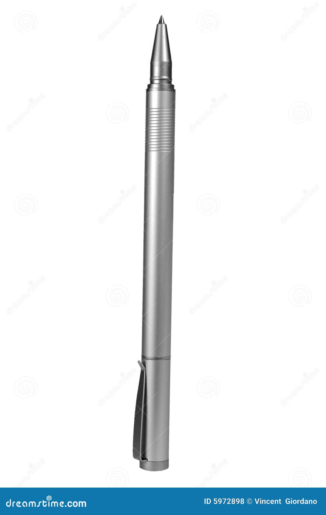 Pen with cap off stock photo. Image of white, ballpoint - 5972898
