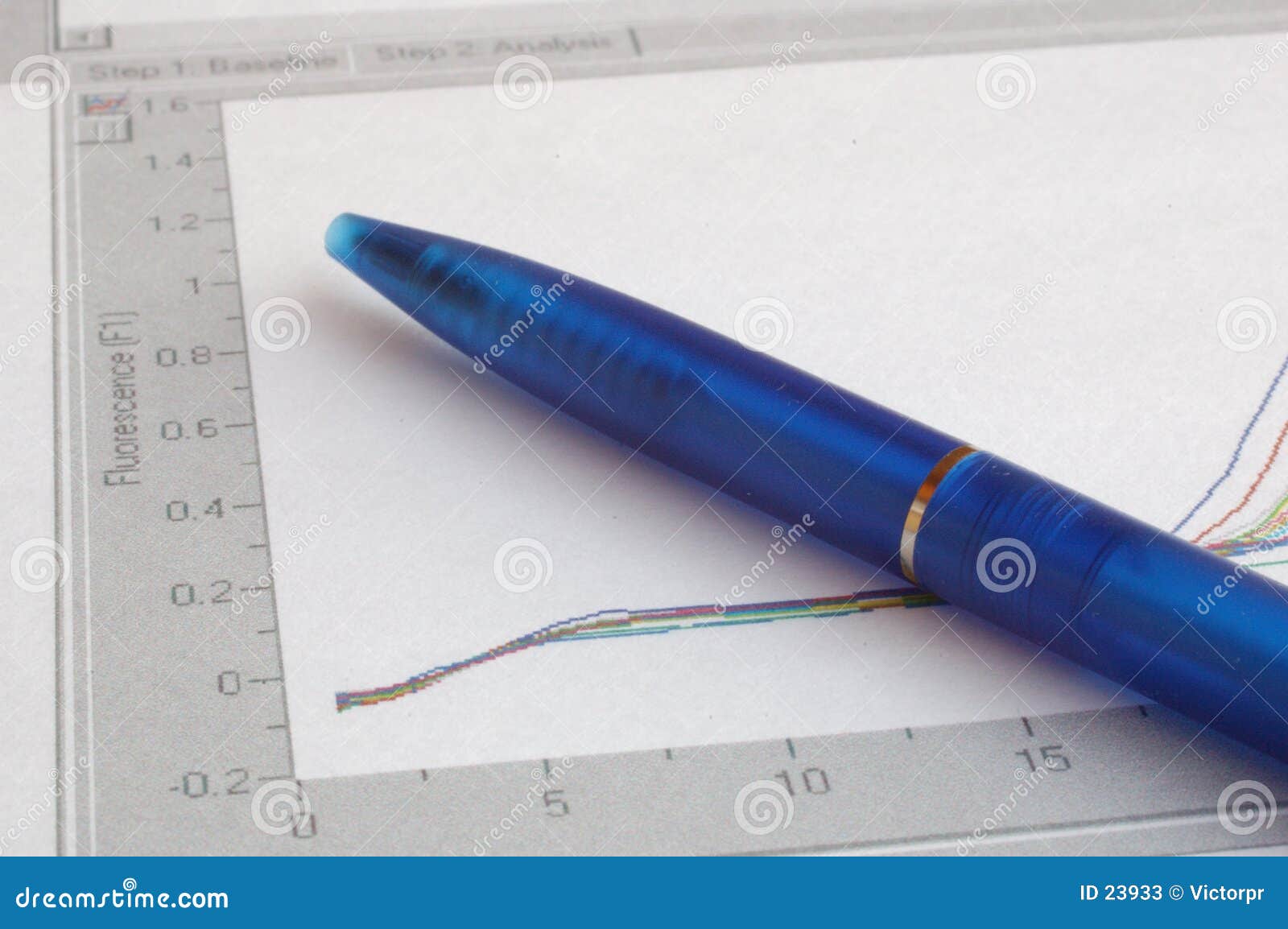 Pen and chart stock image. Image of medical, university - 23933