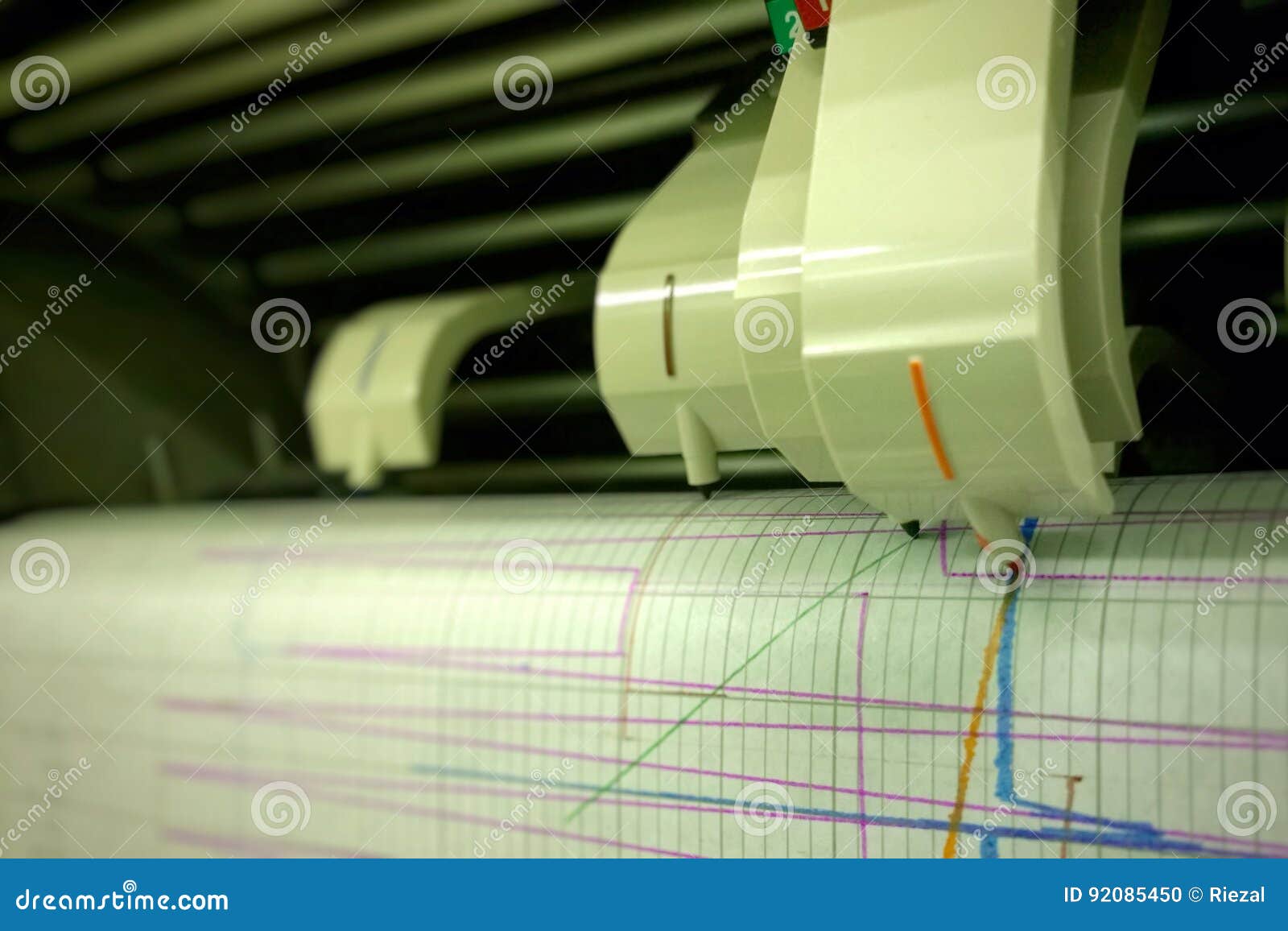 Pen Recorder Chart Royalty-Free Stock Photography | CartoonDealer.com ...