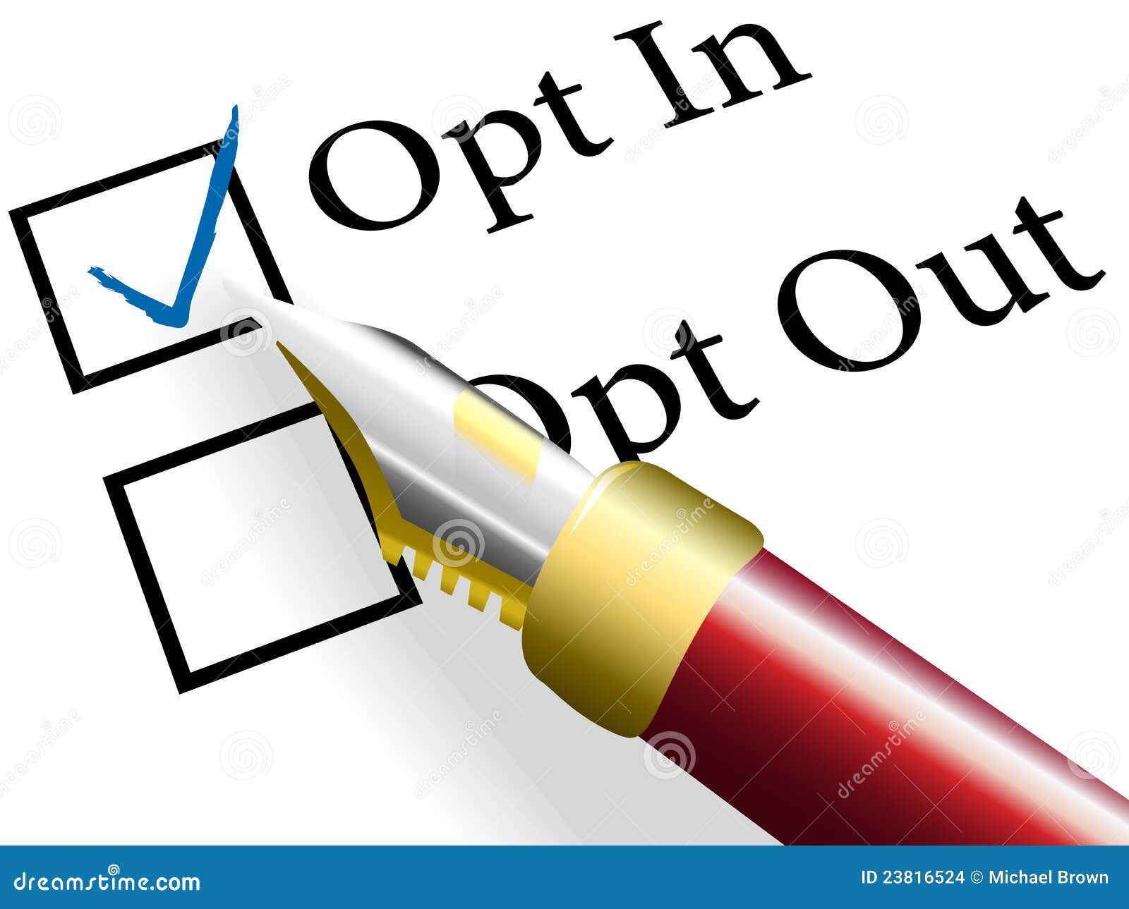Pen Check Choose Opt in Choice Option Stock Vector - Illustration of ... Pen Check Choose Opt in Choice Option Stock Vector - Illustration of ...