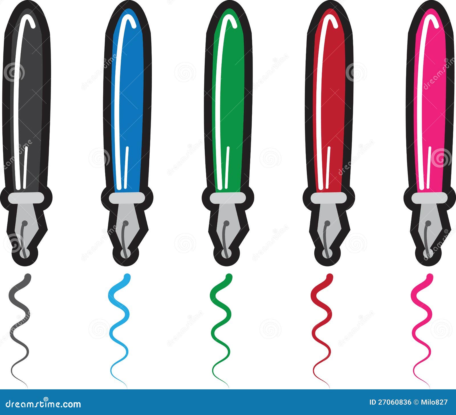 Pen Colors Stock Illustrations – 14,143 Pen Colors Stock Illustrations ...