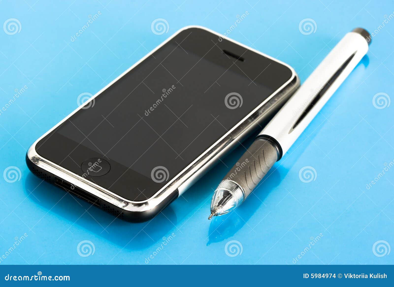 Pen And Computer Picture. Image: 5984974