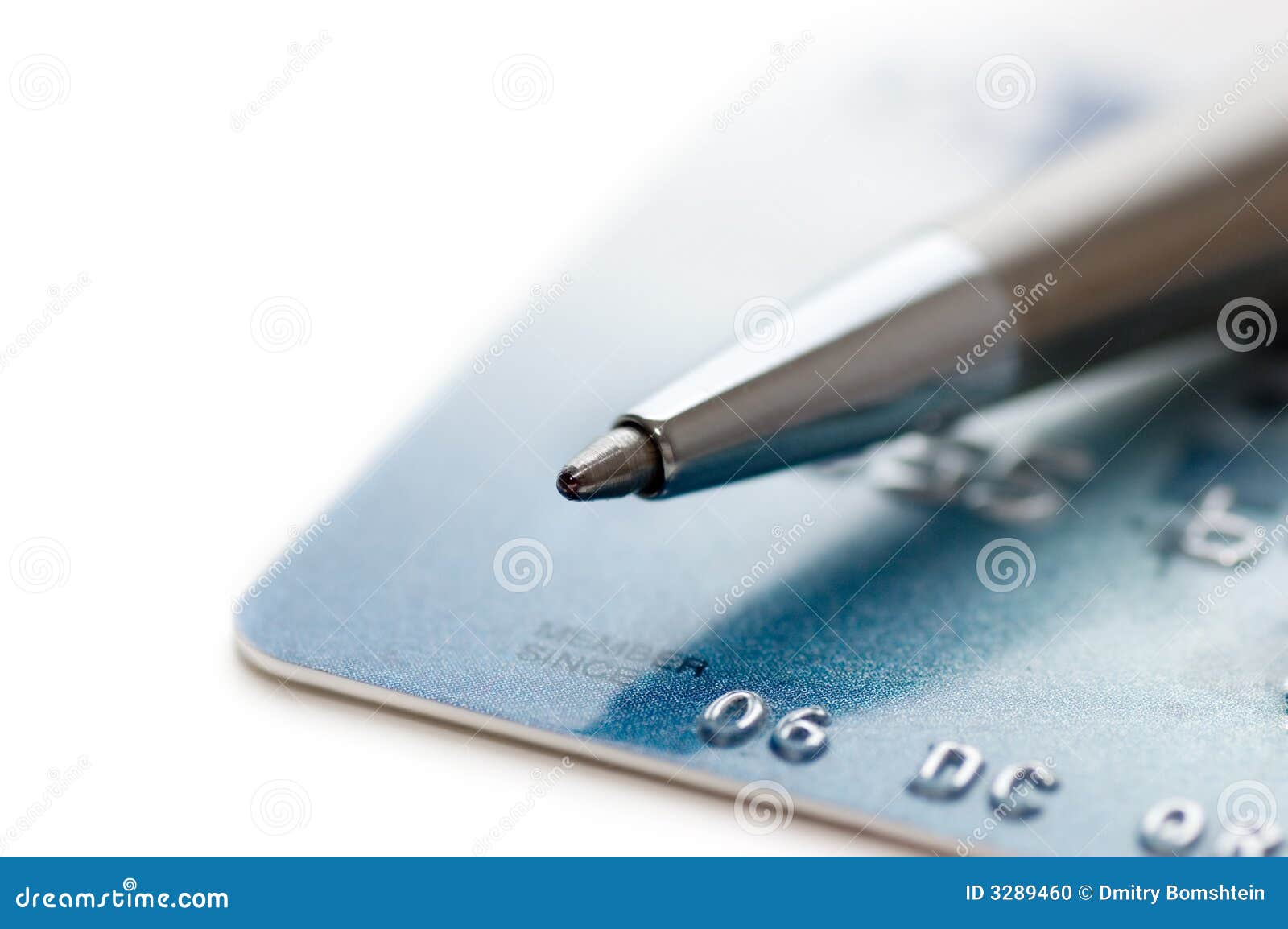Pen and credit card stock photo. Image of card, shopping - 3289460