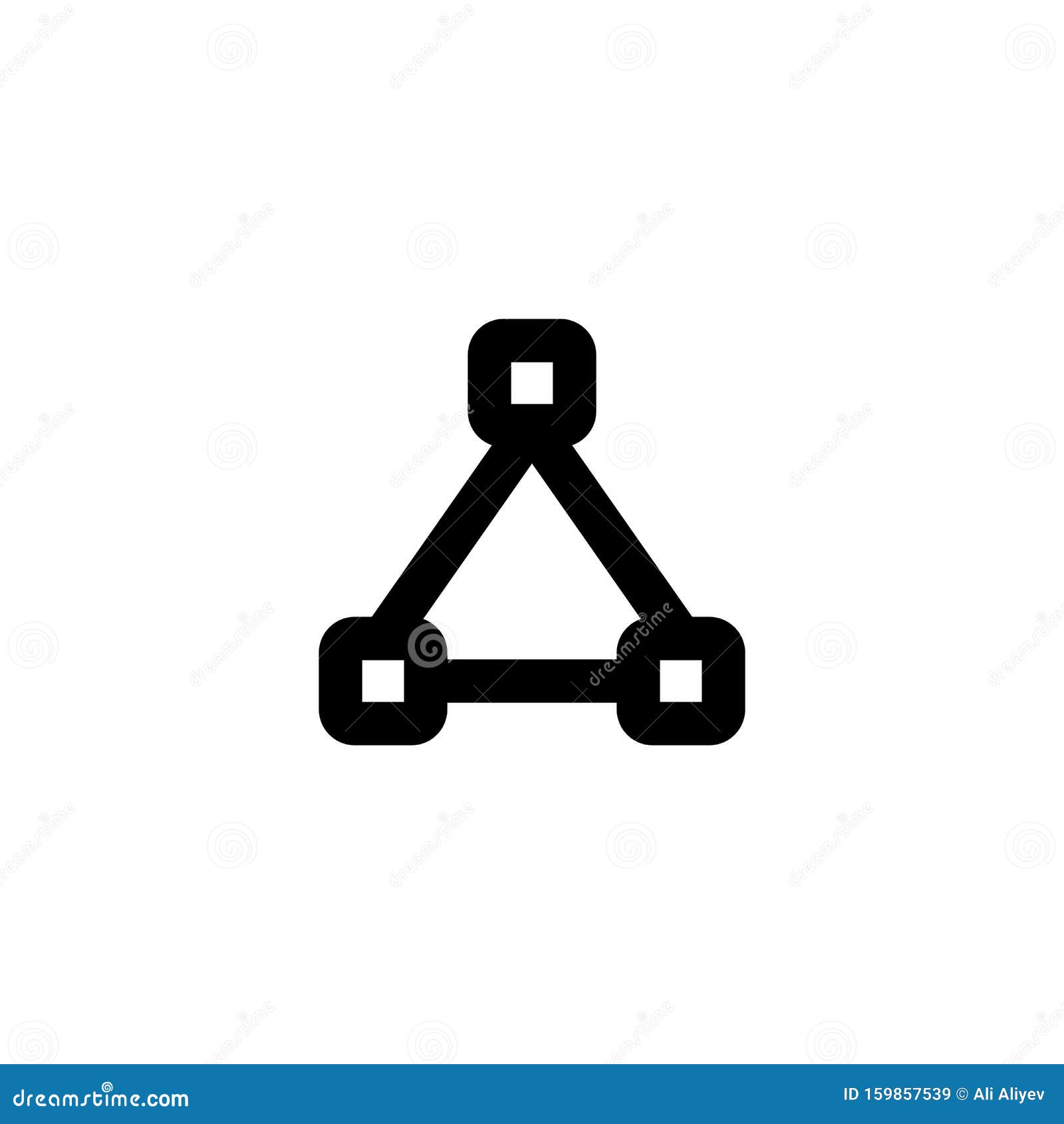 Pen Tool Drawing Icon. Point Design Sign Stock Vector - Illustration of ...