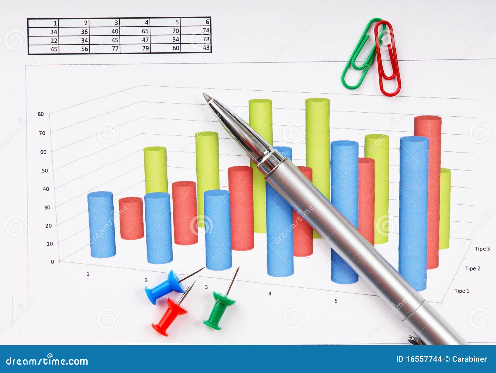 Pen and diagram stock photo. Image of investment, earnings - 16557744