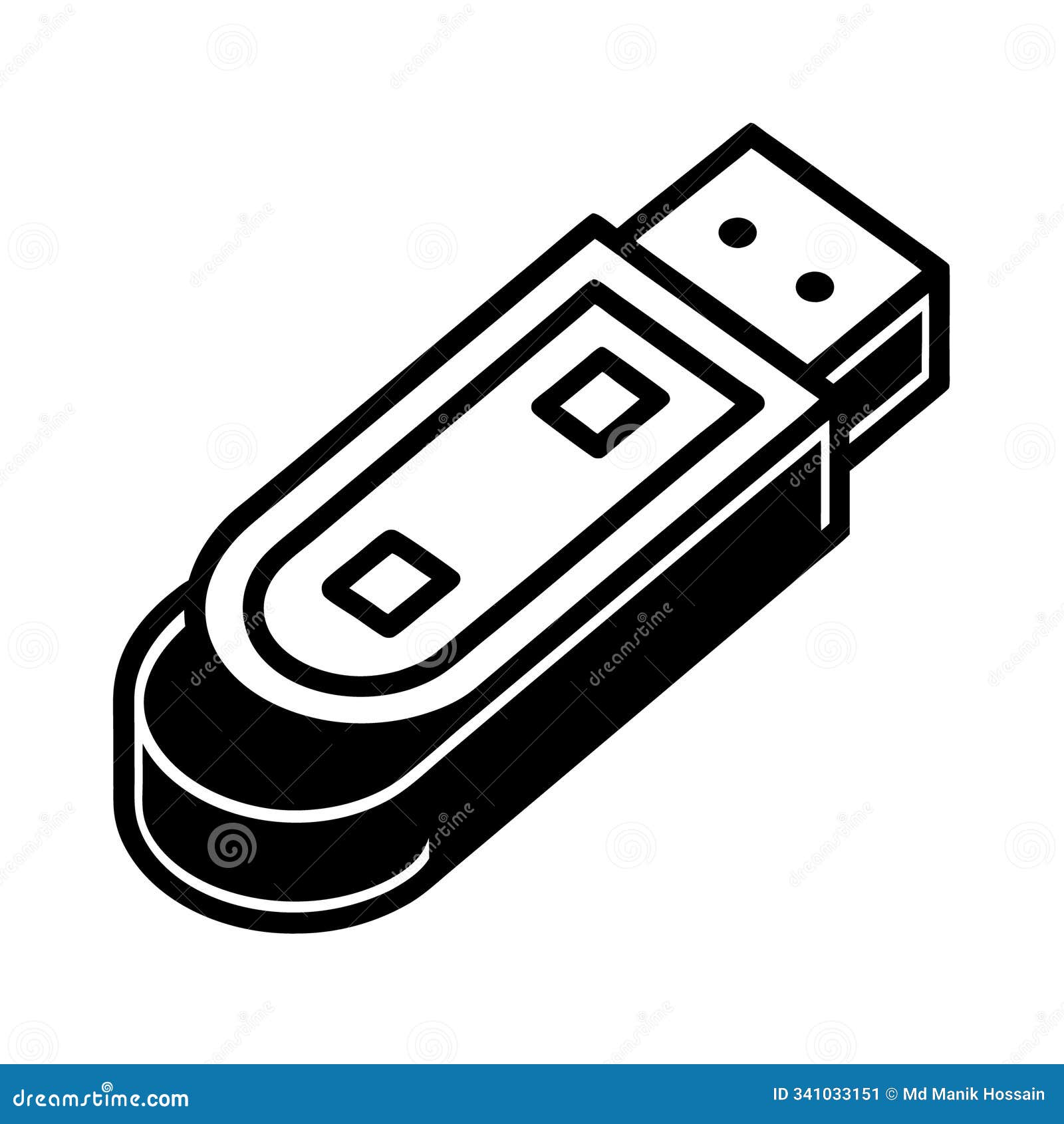 A Pen Drive Icon is a Simplified Graphic Representation of a USB Flash ...