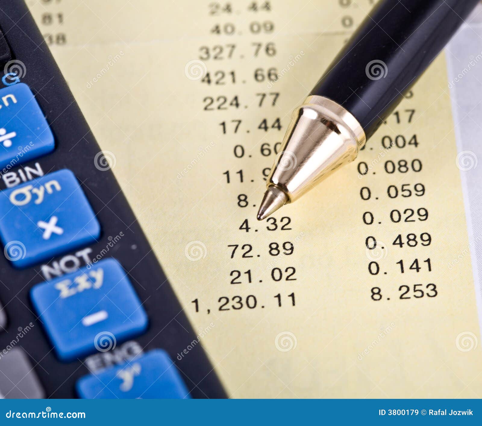 Pen on the form. stock image. Image of contract, calculate - 3800179