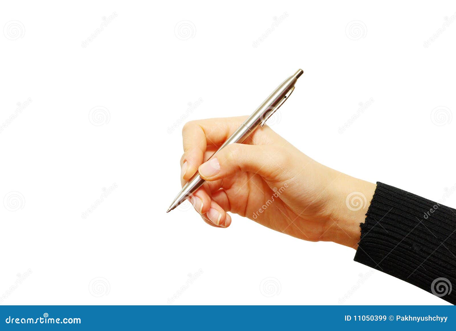 Pen in hand stock image. Image of contract, finger, note - 11050399