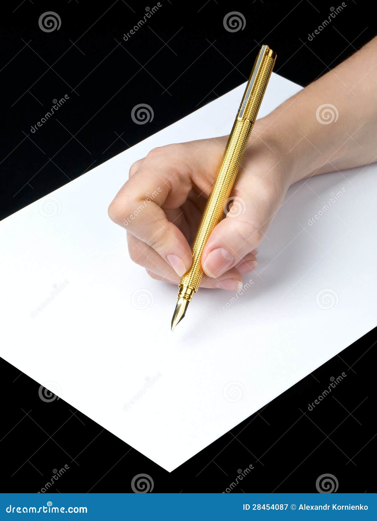 Pen and hand stock image. Image of document, empty, plan - 28454087