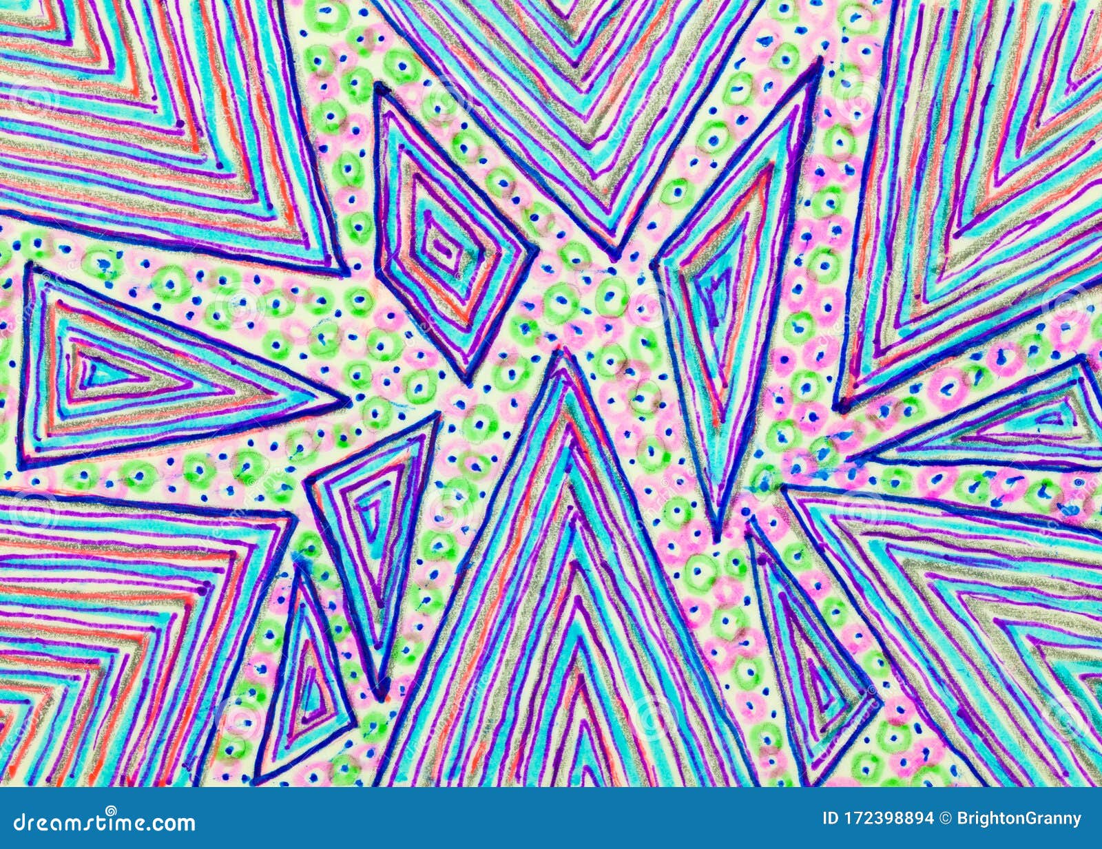 A Segmented Abstract Patterned Background. Stock Illustration ...