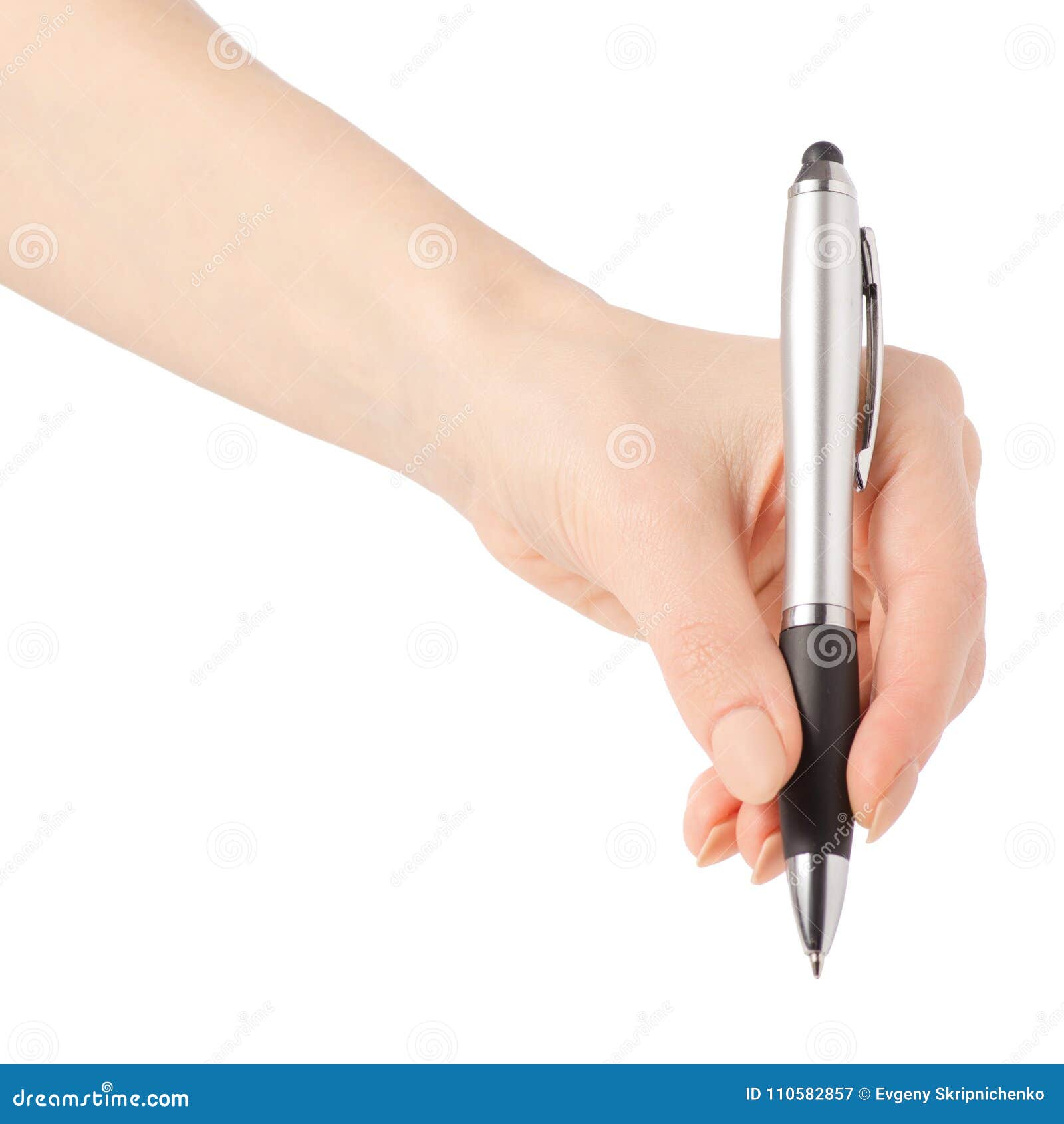 Pen in hand stock image. Image of contract, manager - 110582857