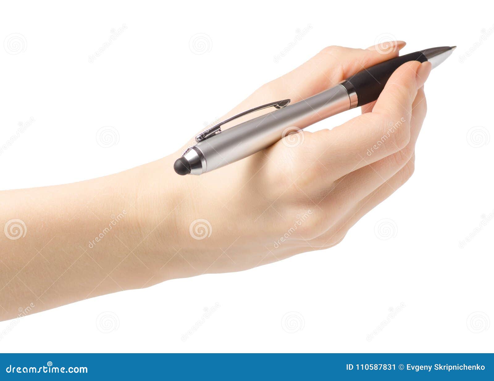 Pen in hand stock image. Image of correspondence, holding - 110587831