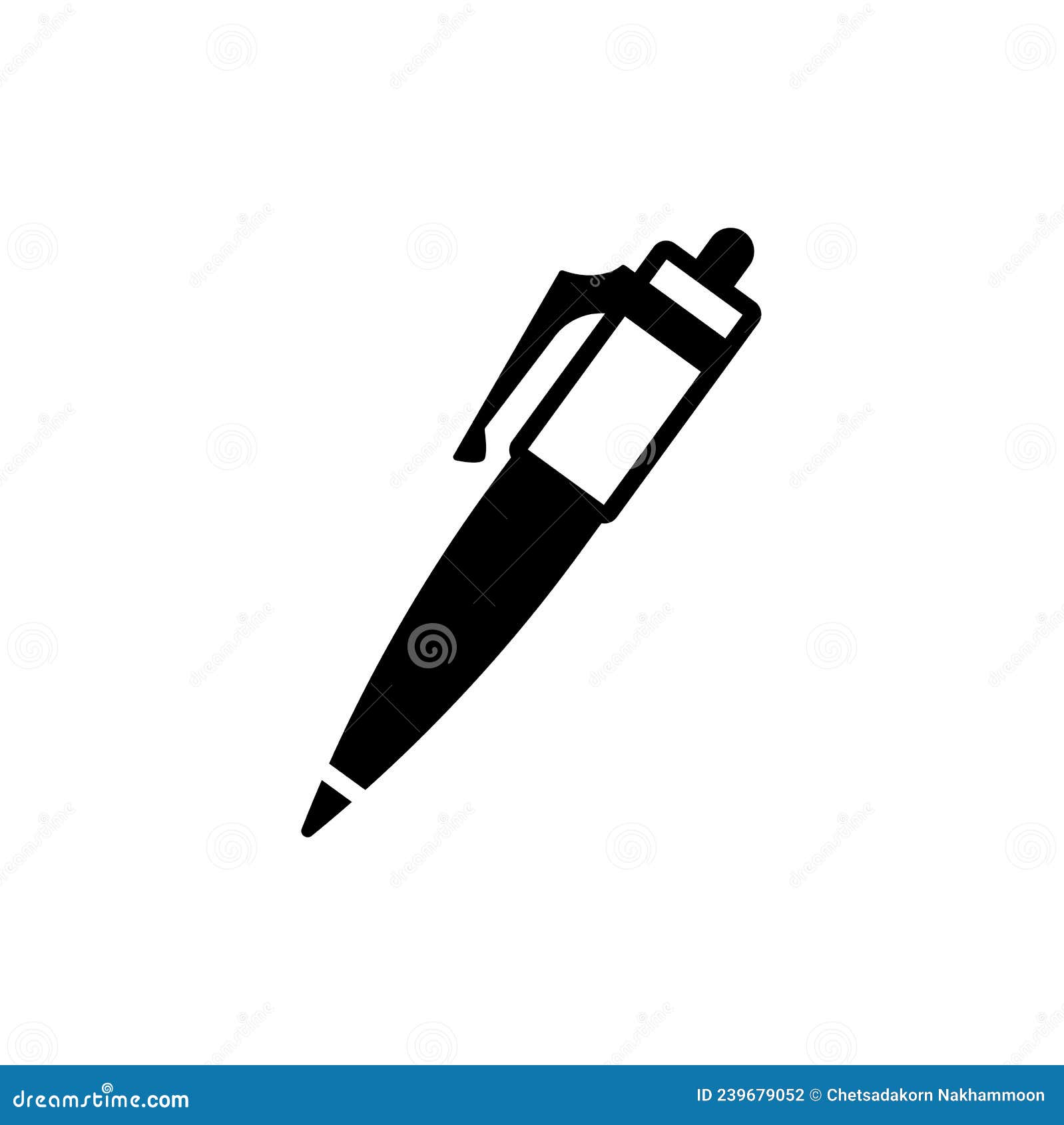 Pen Icon Vector Isolated on White Stock Vector - Illustration of design ...