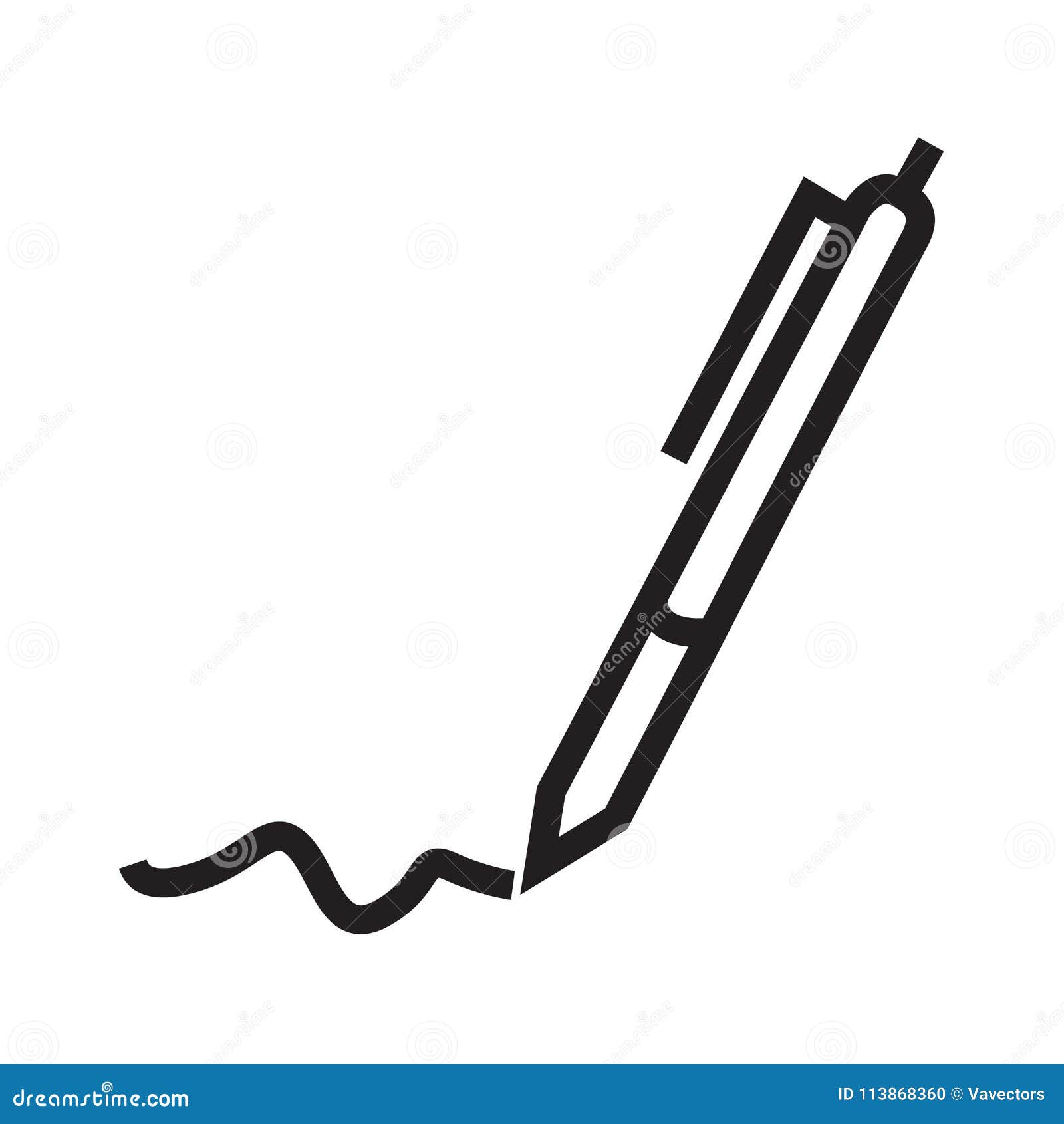 Pen icons modern simple stock vector. Illustration of making - 113868360