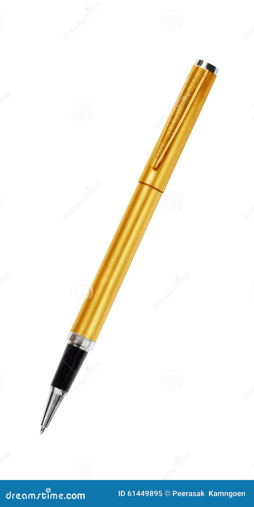 Pen Isolated on White Background Stock Image - Image of advertise ...