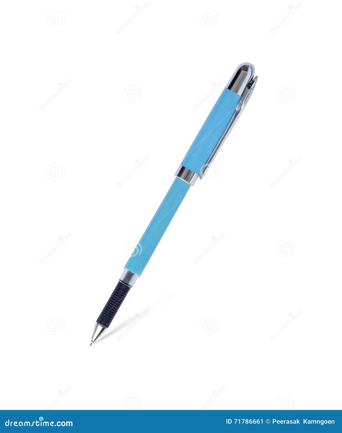 Pen Isolated on White Background Stock Image - Image of design, glossy ...