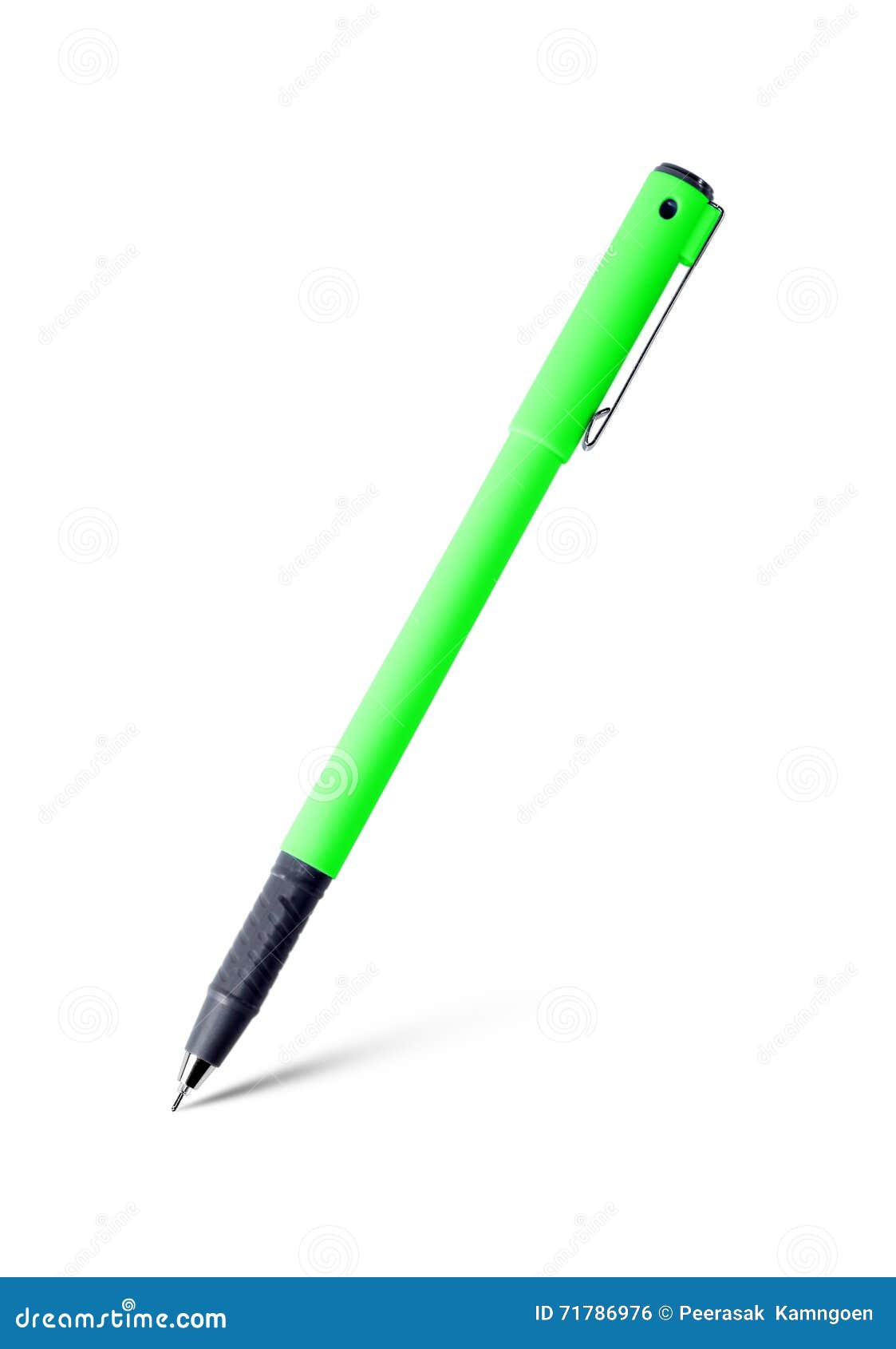Pen Isolated on White Background Stock Photo - Image of school ...