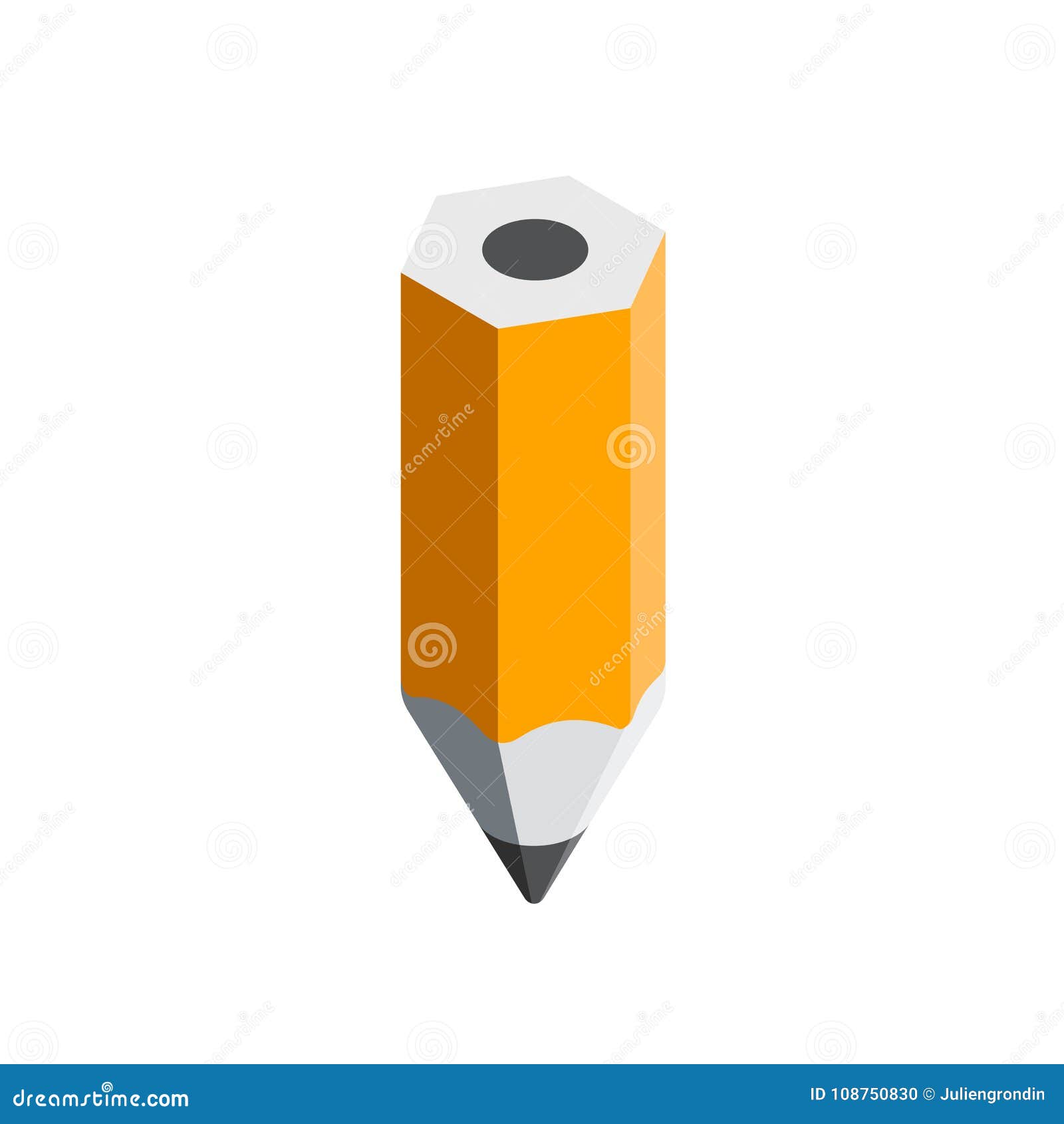 Pen isometric icon stock illustration. Illustration of equipment ...