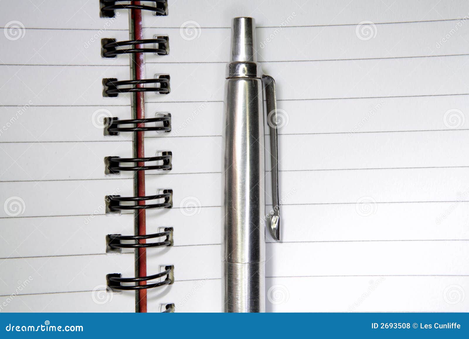 Pen on journal stock photo. Image of organizer, note, notebook - 2693508