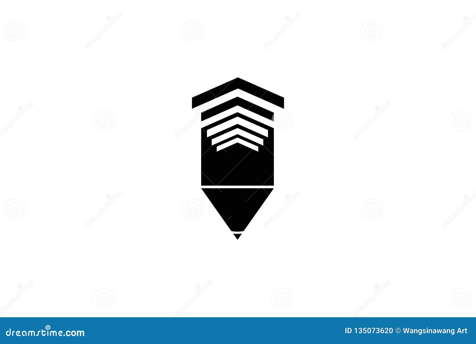 Pen Logo Designs Inspiration Isolated on White Background. Stock Vector ...