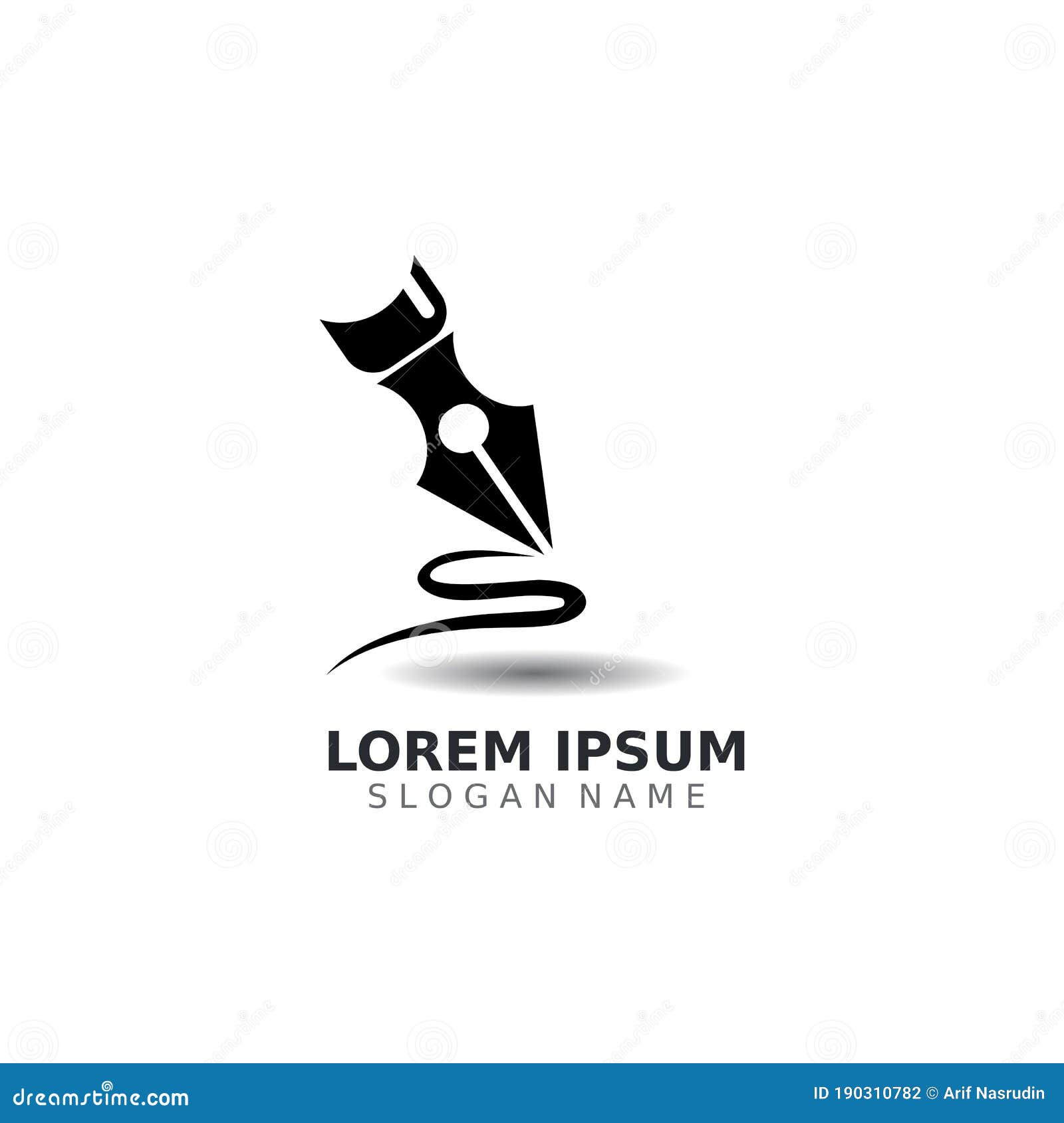 Pen Logo Inspiration Creative Concept Template Unique Vector Design ...